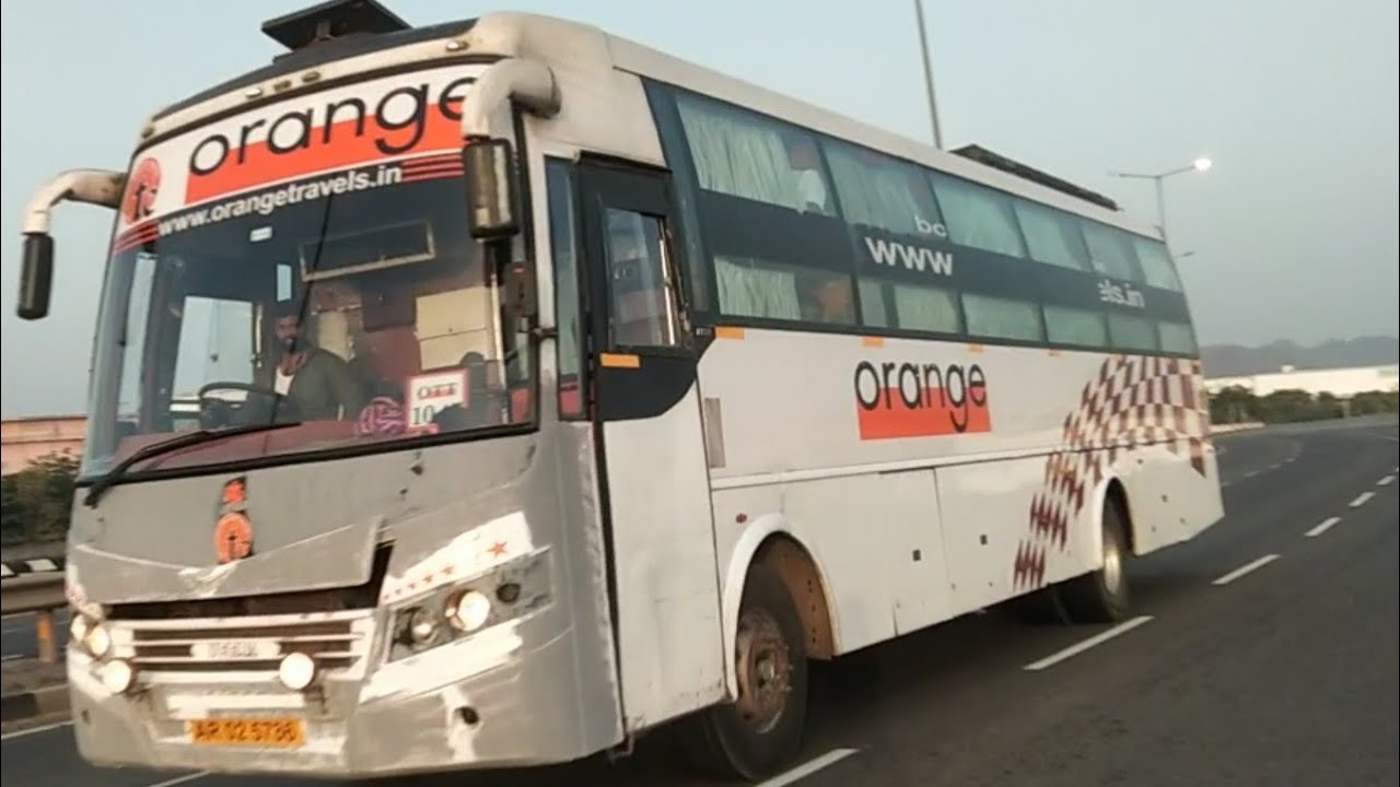 (APSRTC)Orange travels BUS 2+1sliper{Hyderabad to vijayawada }onlin ...
