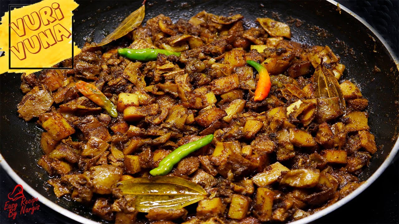 গরুর ভুড়ি ভুনা রেসিপি ।। How To Make Vuri Vuna ।। Bot Vona At Home ...