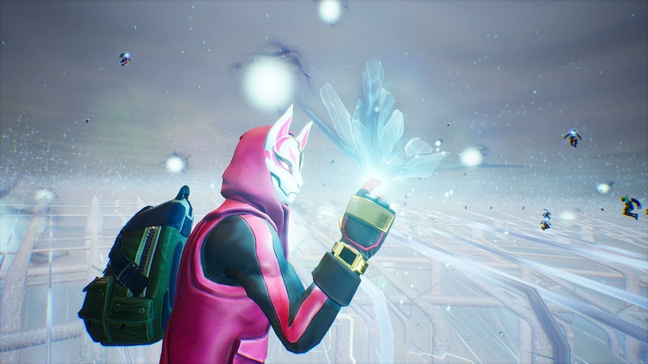 FORTNITE CUBE EVENT *FULL VIDEO* PURPLE CUBE EXPLOSION IN MID AIR! NEW ...