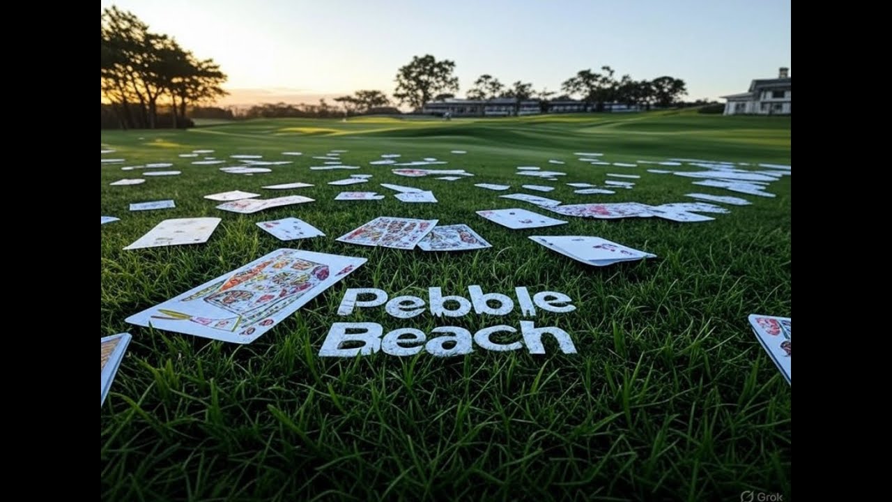 1v1 @Pebble Beach for a $100 Hand of Blackjack - YouTube