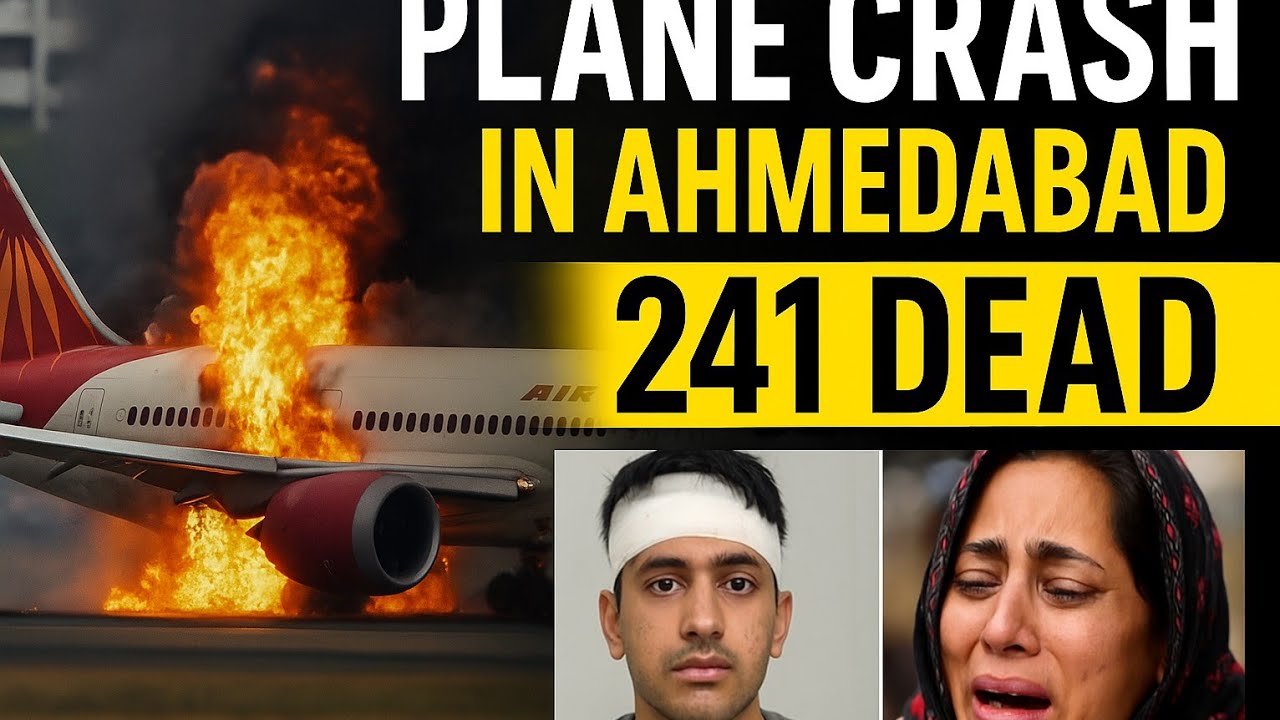 🚨 "Plane Crash in Ahmedabad: 241 Dead | Hidden Truths of Air India ...