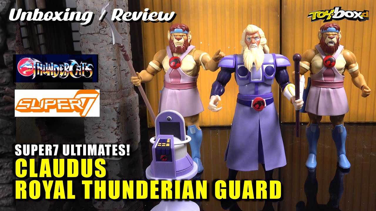 SUPER7 ULTIMATES! ThunderCats CLAUDUS / ROYAL THUNDERIAN GUARD Wave 11 ...