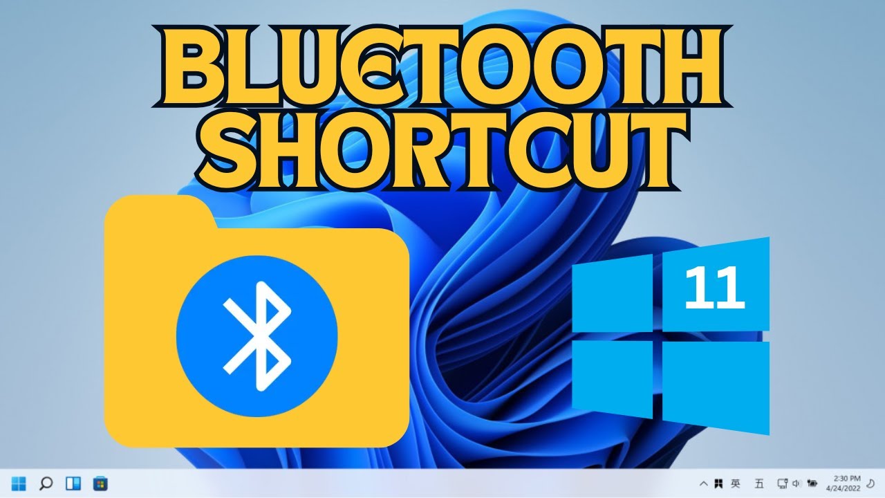 The EASIEST Way to Create a Windows 11 Bluetooth Shortcut - YouTube