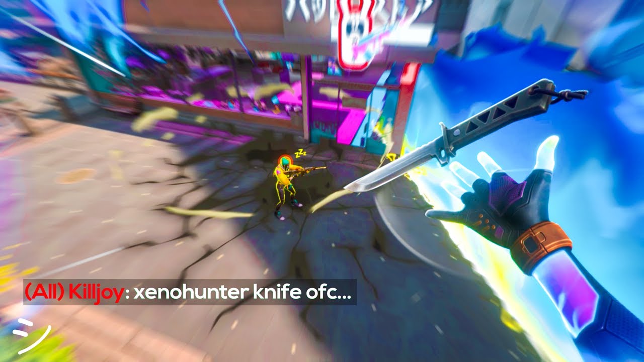 xenohunter knife mfs on valorant be like.. - YouTube