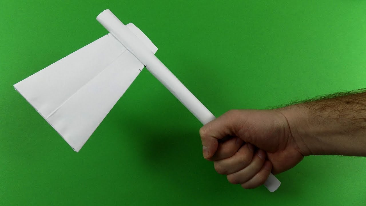 How To Make A Paper Battle Axe Easy Tutorials YouTube how-to-make-a-paper-battle-axe-easy-tutorials-youtube