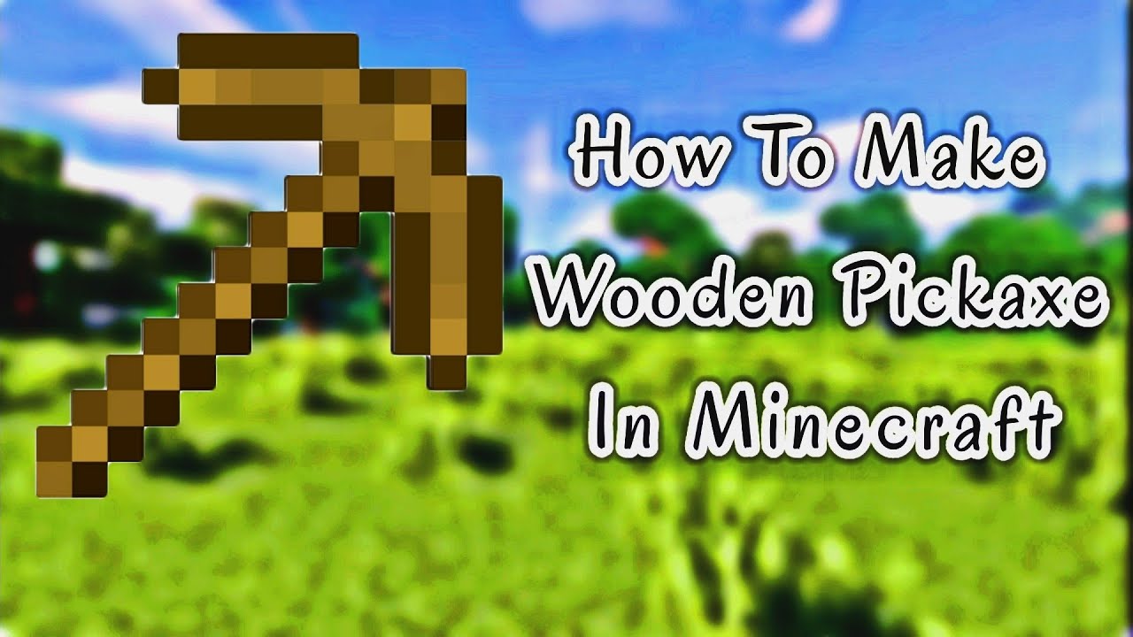 || How to make wooden pickaxe in Minecraft survival mode || YTG Gamerz ...