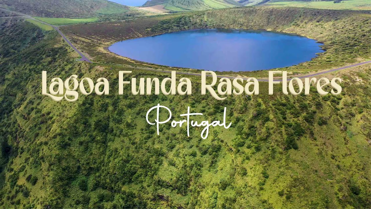 Stunning 4K Drone Views of Lagoa Funda Rasa, Flores, Azores | The ...