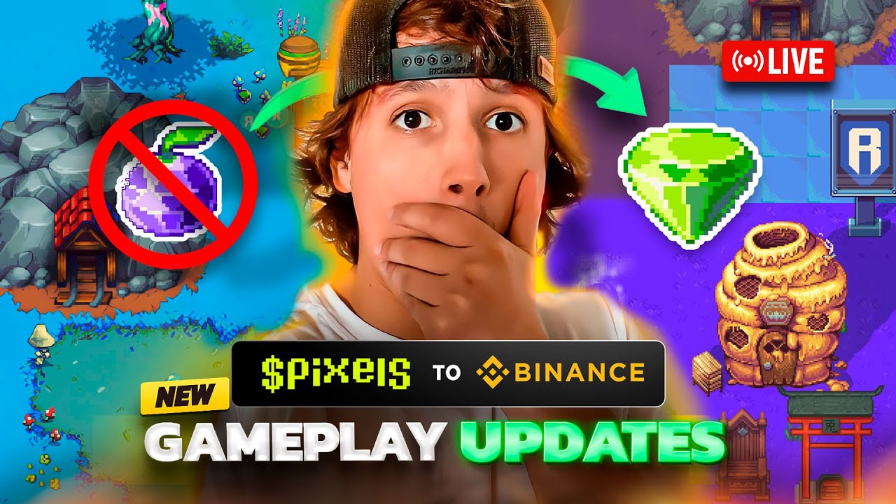 $PIXEL ON BINANCE! LETS DISCUSS NEW PIXELS GAME UPDATES, PIXELS WHITE ...