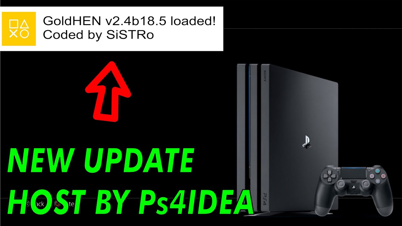 WHAT is NEW UPDATE PS4 GoldHEN v2.4b18.5 by sistro ? - YouTube