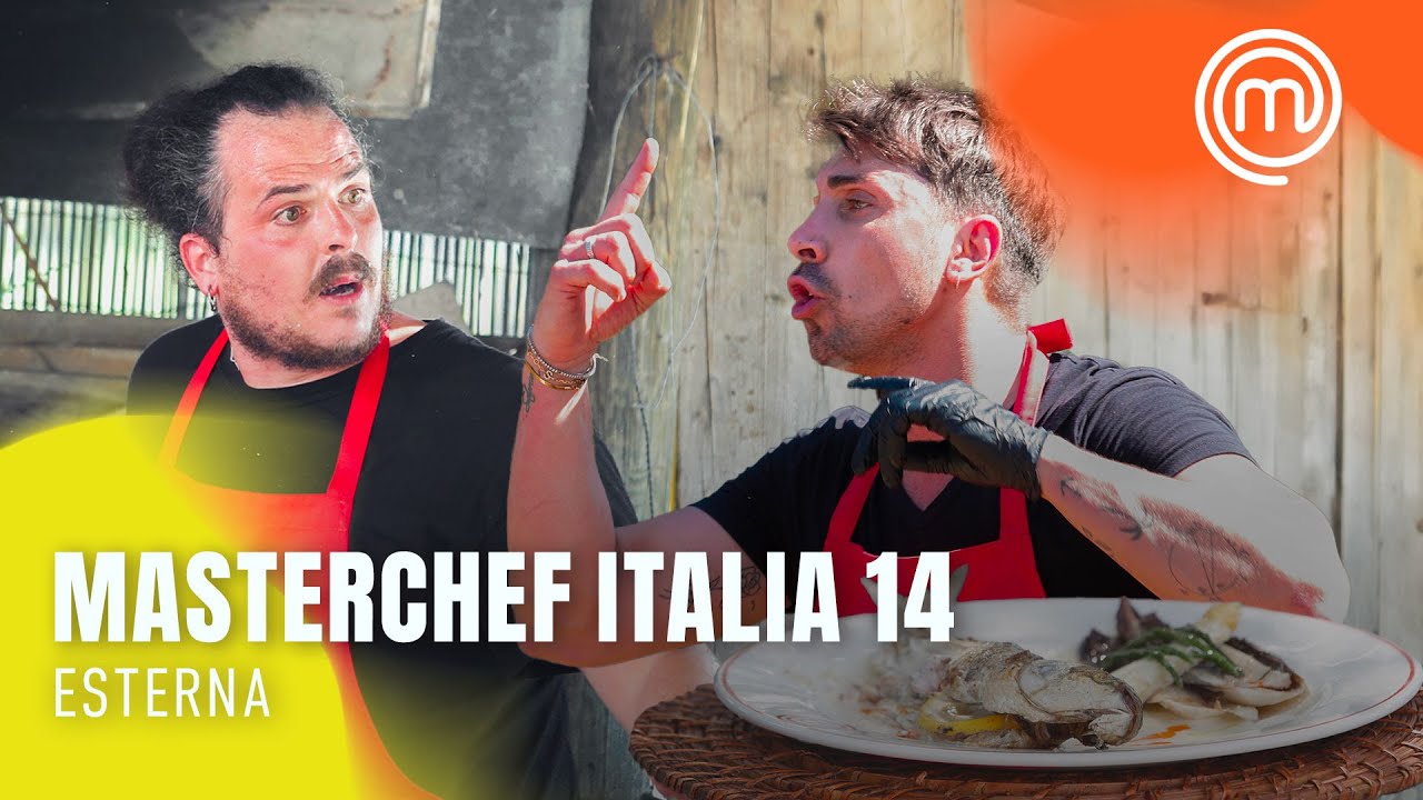 Risotto e pesce crudo per le Brigate in Esterna | MasterChef Italia 14 ...