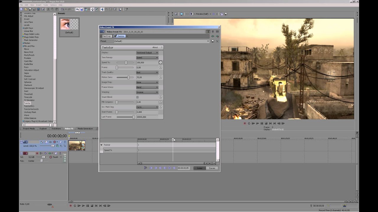 Sony Vegas Twixtor Tutorial - like for better settings :D - YouTube