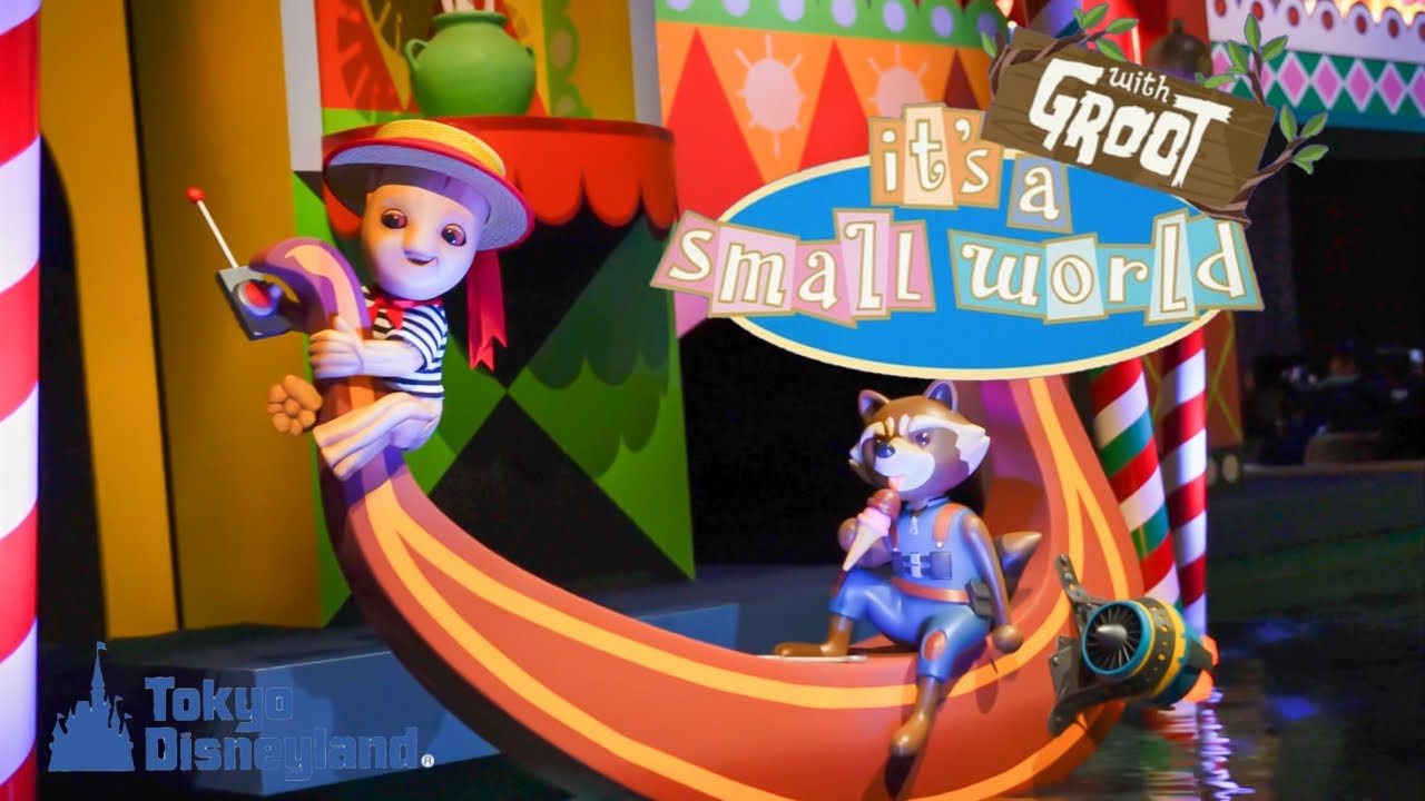 It’s a small world with Groot at Tokyo Disneyland - YouTube
