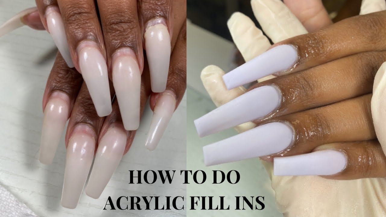 HOW TO DO COLOR CHANGE FILL IN ON ACRYLIC • watch me work | chellaveli ...