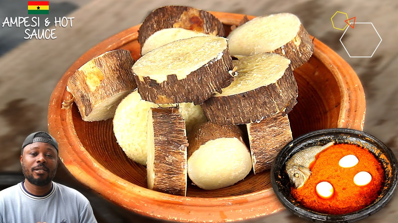 Authentic Ghanaian Ampesi (Boiled Yam) with Hot Pepper Sauce - YouTube