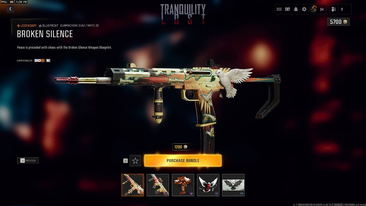 NEW BO6/WARZONE: TRANQUILITY LOST BUNDLE! - YouTube