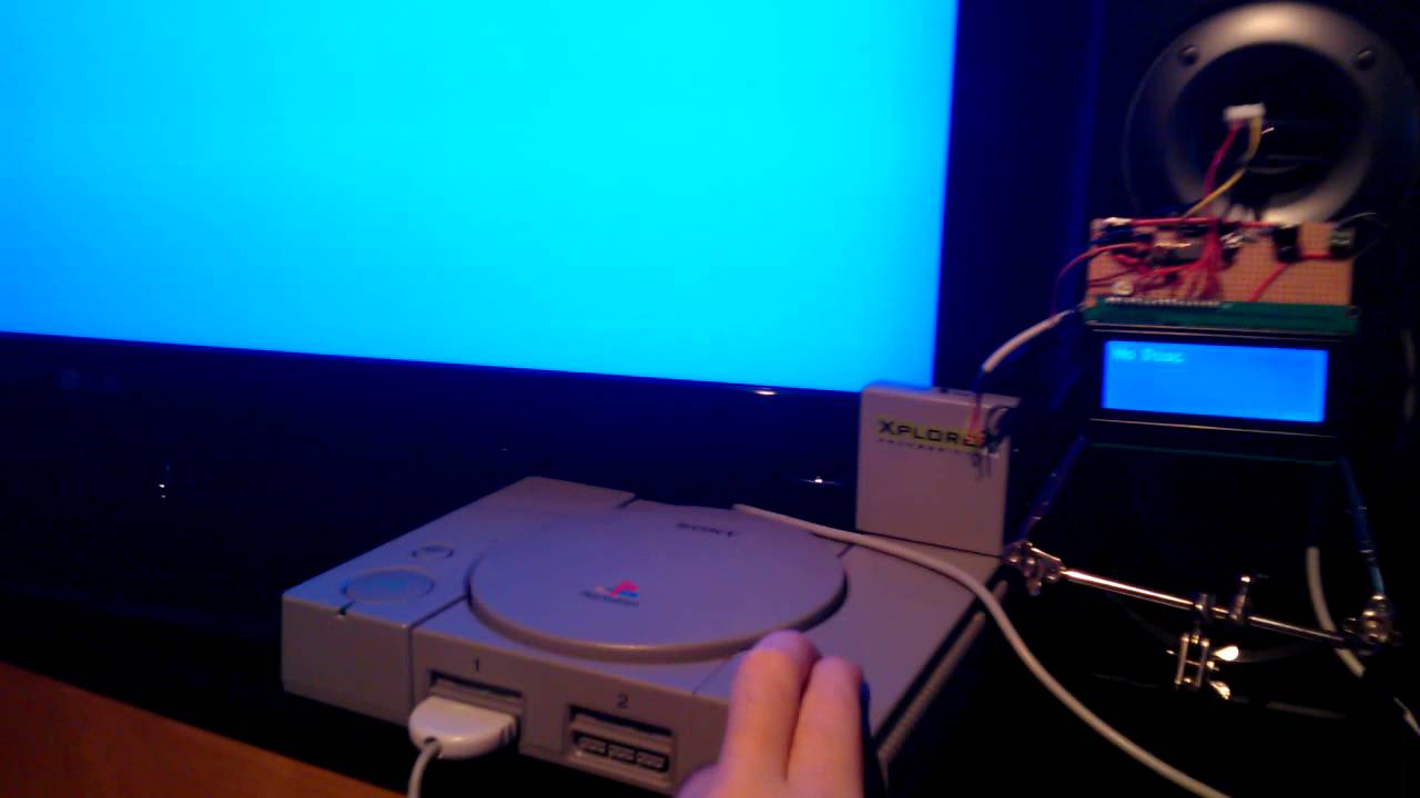 PlayStation CD-Player, now without bootdisc! - YouTube