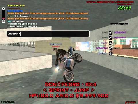SAMP 0 3b Proof of the Hacker of speed hack DonPedro - YouTube