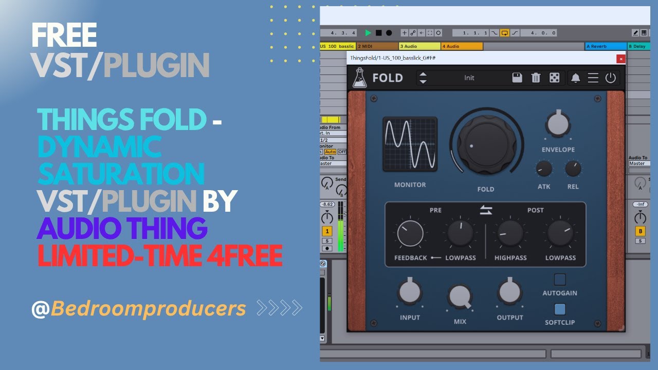 Things Fold - Dynamic Saturation VST/Plugin by AudioThing (Limited-Time ...