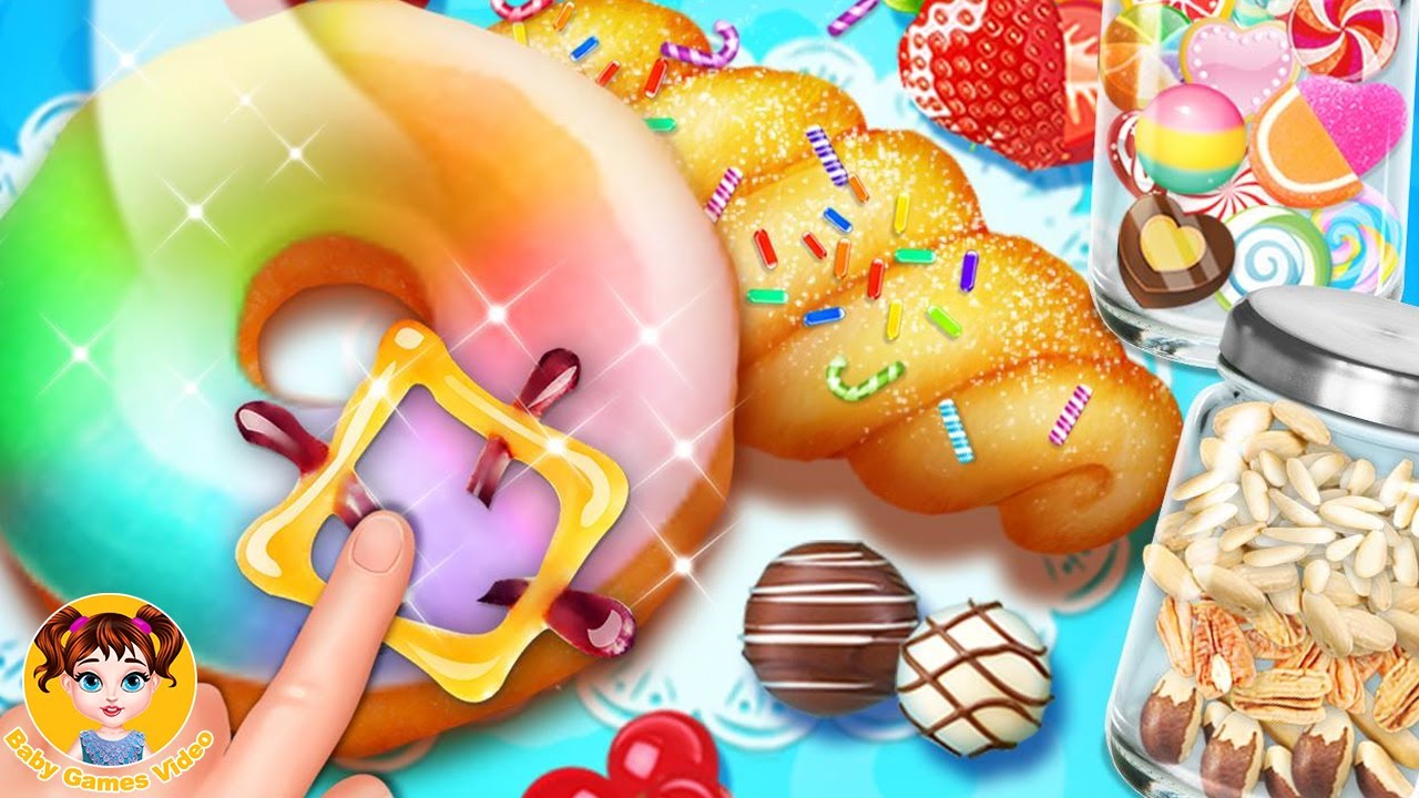Sweet Donut Desserts Party! - Fun Cooking Games - Baby Games Videos ...