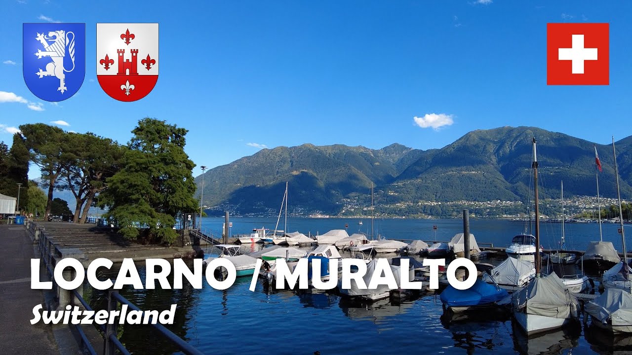 Locarno & Muralto, Switzerland.🇨🇭 Walk by the Lago Maggiore. 4K - YouTube