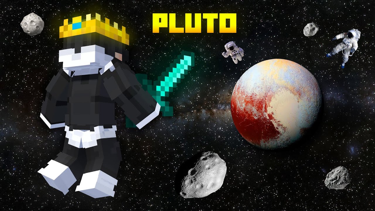 I AM GOING TO PLUTO IN MINECRAFT - YouTube