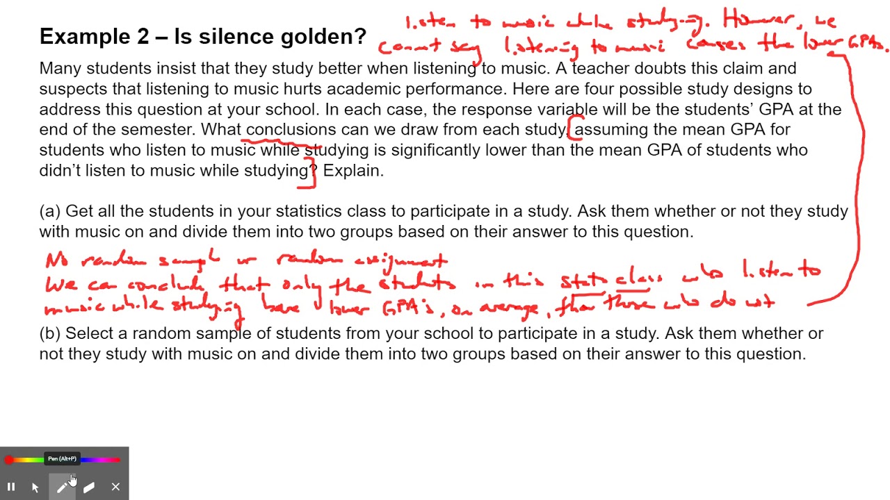 stats 3.9 - using studies wisely #1 - YouTube