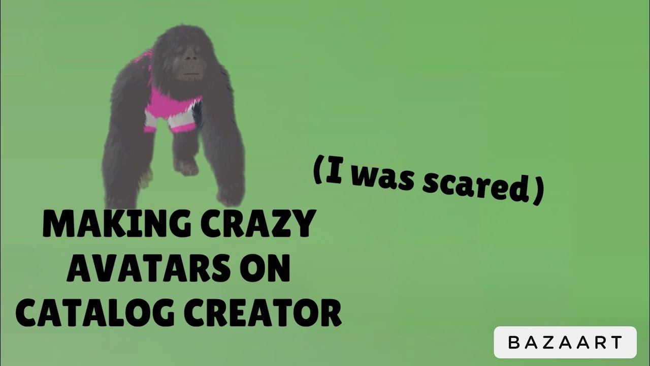 Making crazy avatars on catalog creator - YouTube