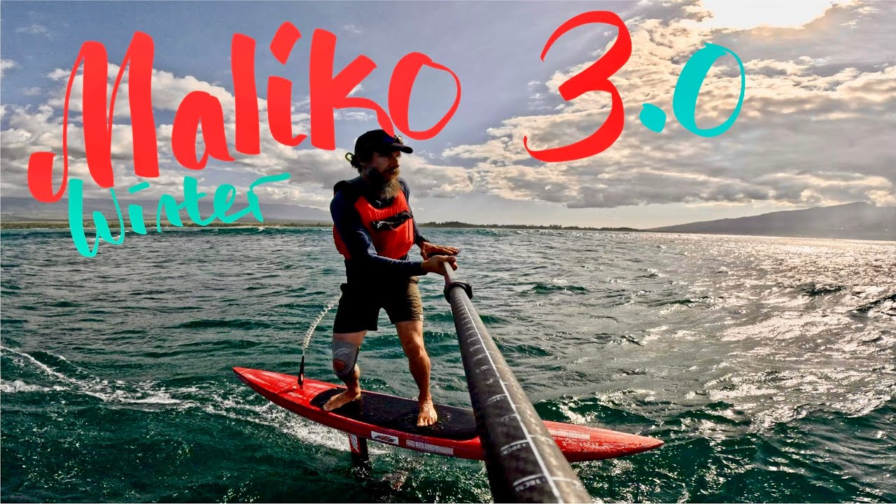 Wintertime Maliko | Sup Foil Downwind - YouTube