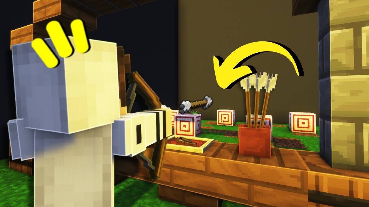Minecraft | How to Make an Archery Range Tutorial - YouTube