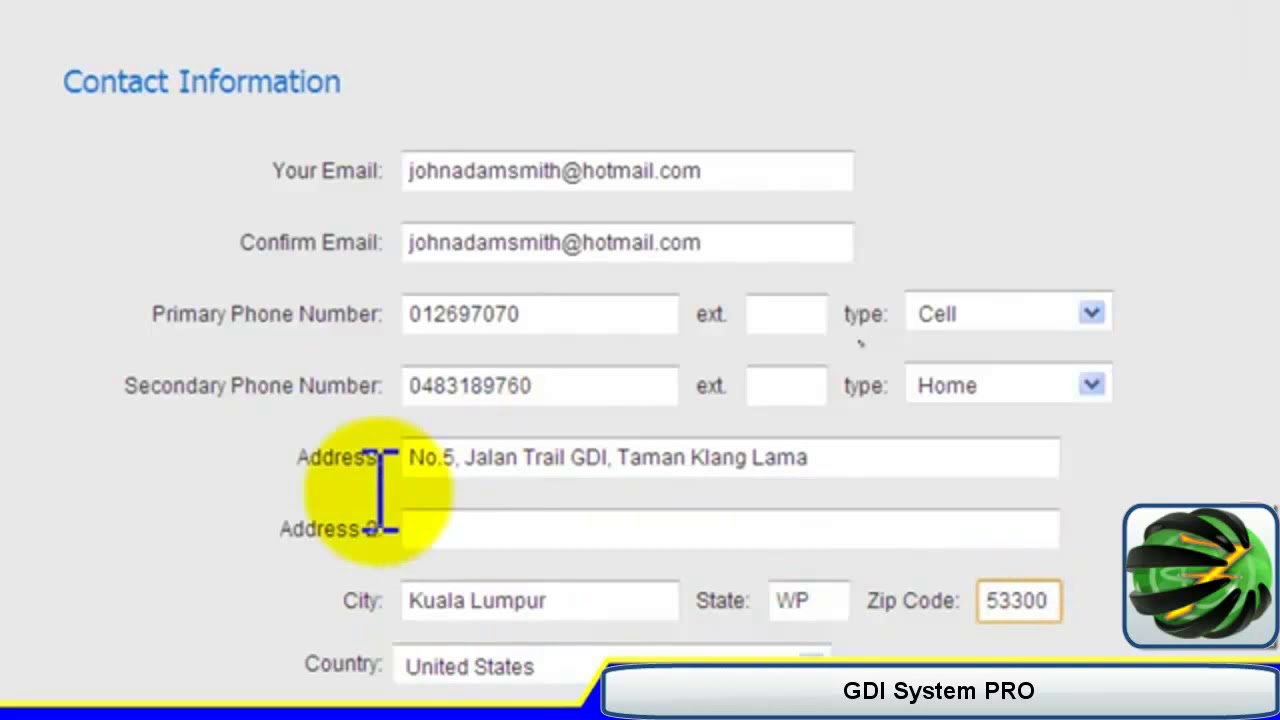 GDI Registration GDI System PRO - YouTube