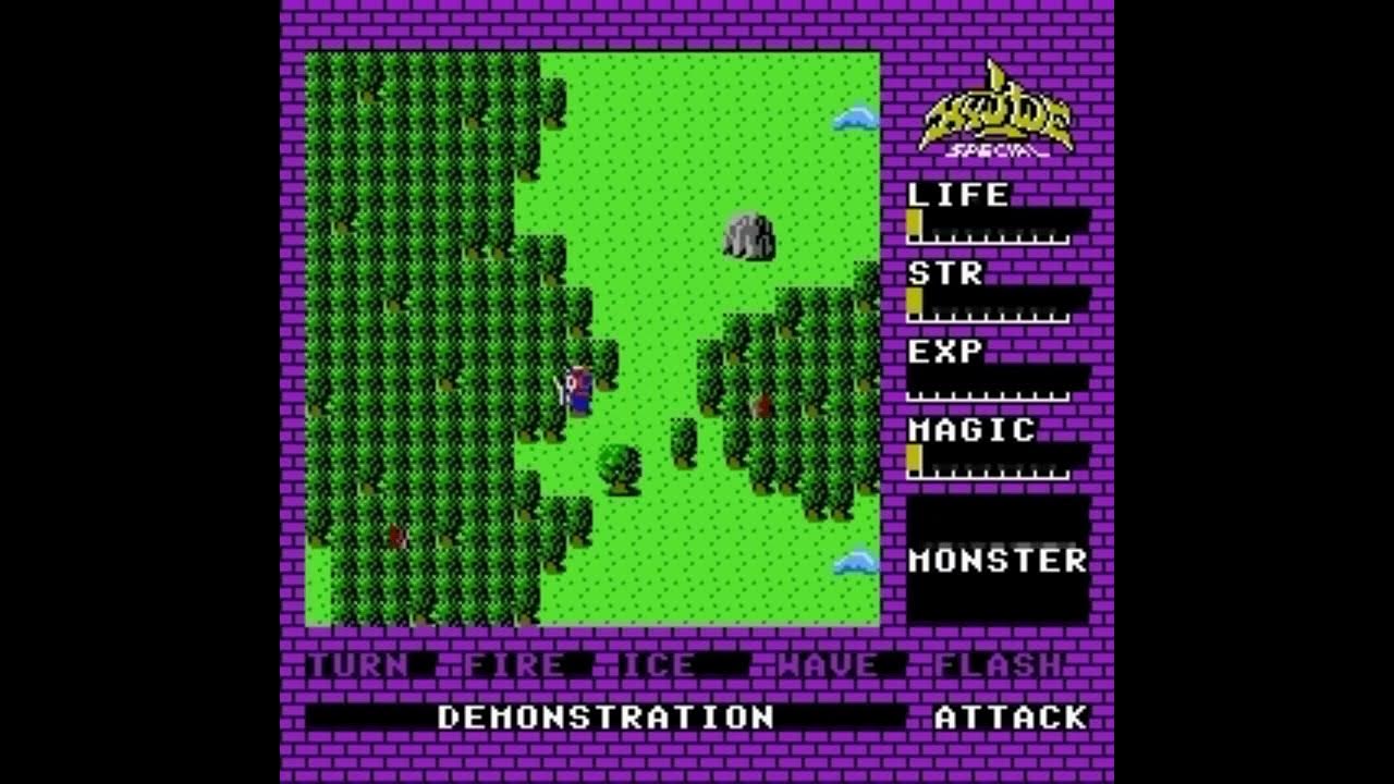 Hydlide Special ハイドライドスペシャル Retro Game Opening BGM Family Computer Famicom Japanese Nintendo NES ...