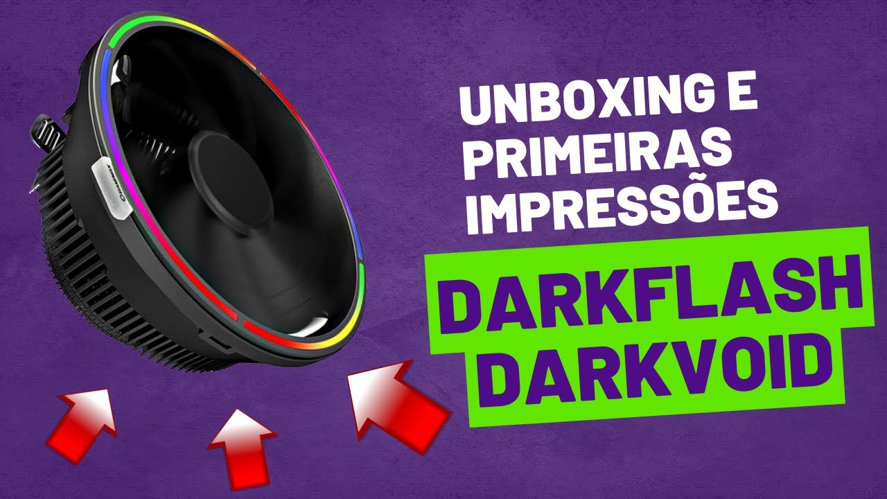 CPU Cooler Darkflash Darkvoid- Unboxing e primeiras impressões. - YouTube