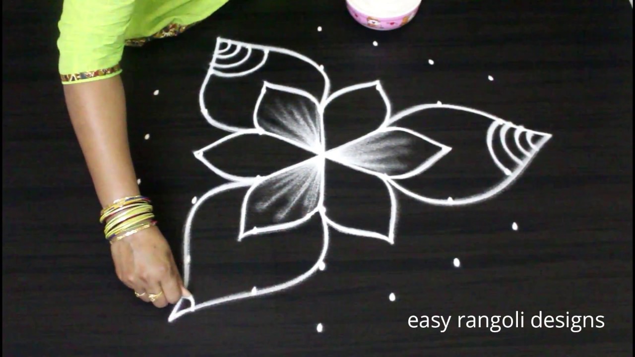Creative rangoli for Navarathri || dussehra kolam || Vijayadasami ...