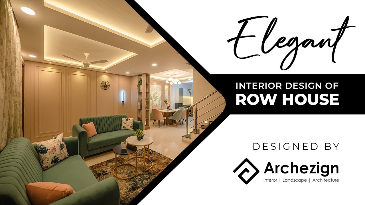 An Elegant Interior Design of Row House by Archezign | Interior and ...