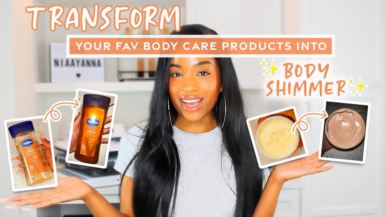 Body Shimmer / Body Glow DIY | Tree Hut | Body Shimmer Oil | TIKTOK ...