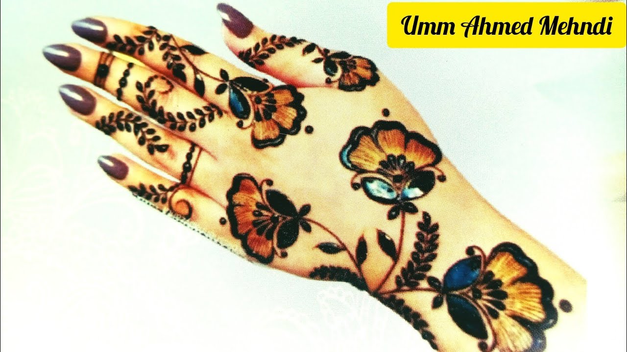 Beautiful Lily Flower Mehndi Design Tutorial/Lily Flower Mehndi Design ...