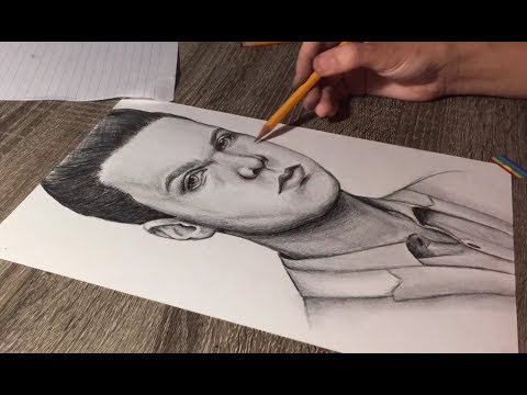 DRAWING CAMERON MONAGHAN ( SPEED DRAWING ) - YouTube