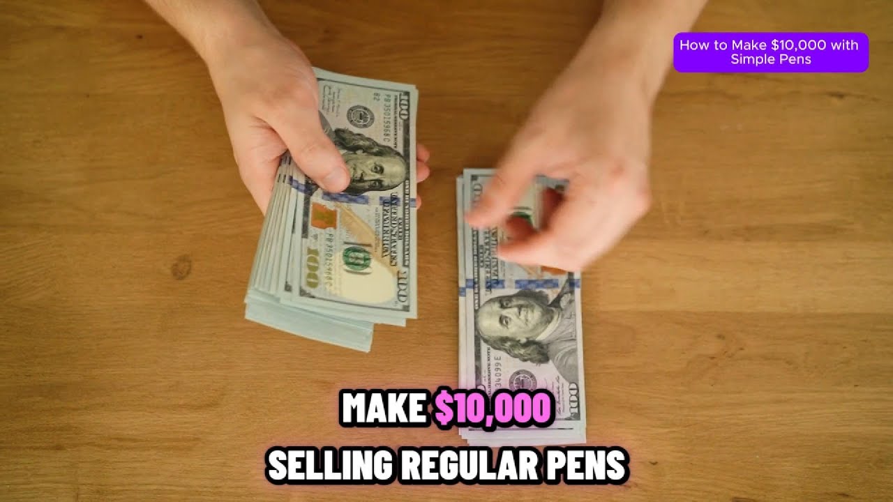 How to Make $10,000 Selling Simple Ballpoint Pens — Real Step-by-Step ...