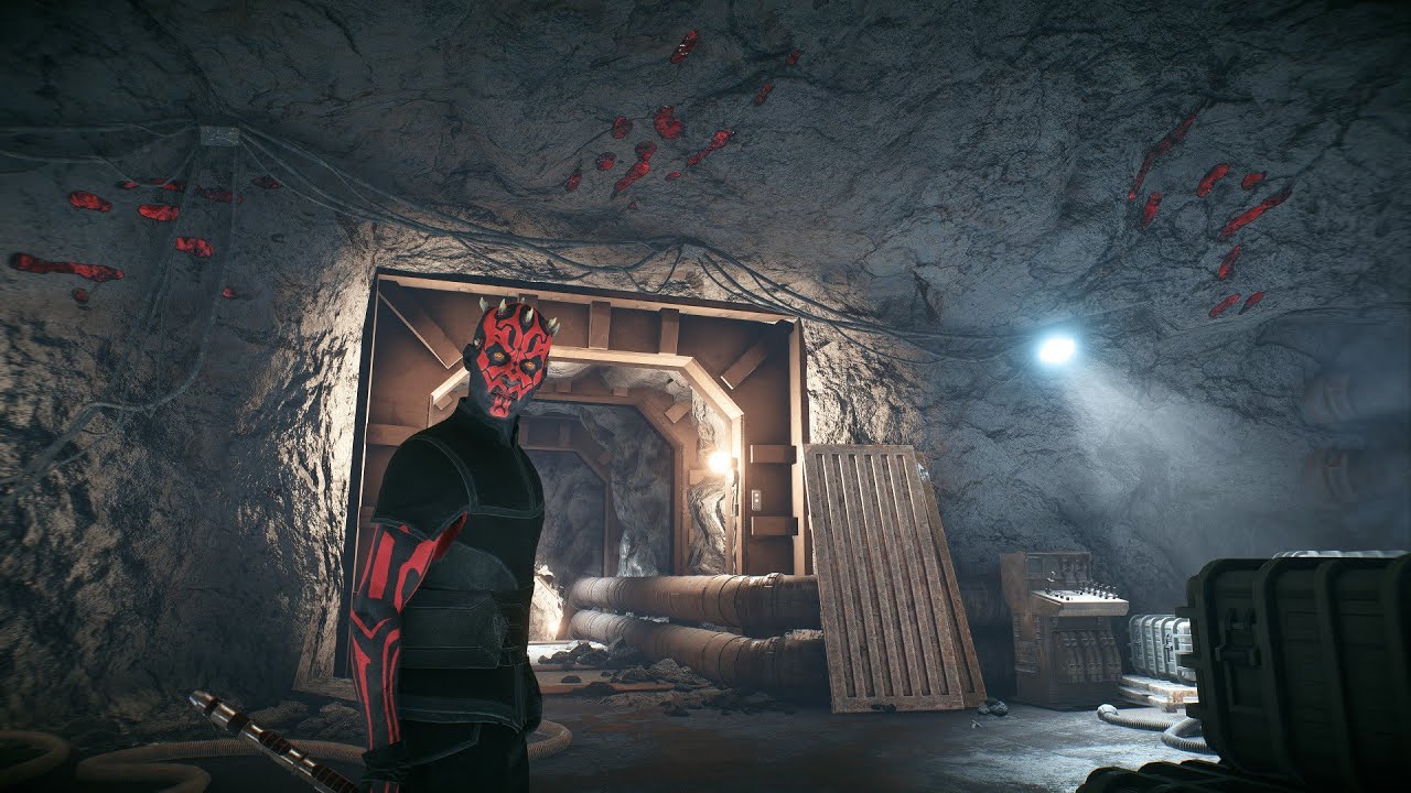 Maul dominates on Crait in Star Wars BF2 HvV #10 - YouTube