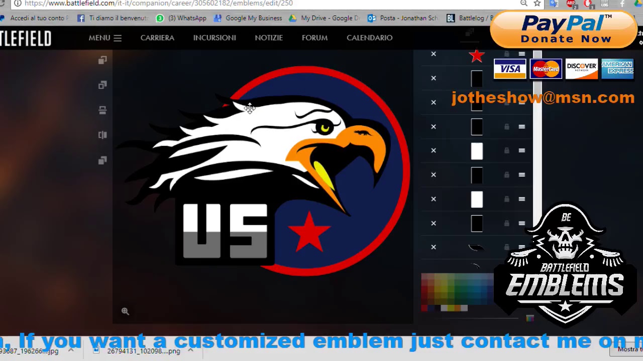 Battlefield 1 Emblem Creation - YouTube