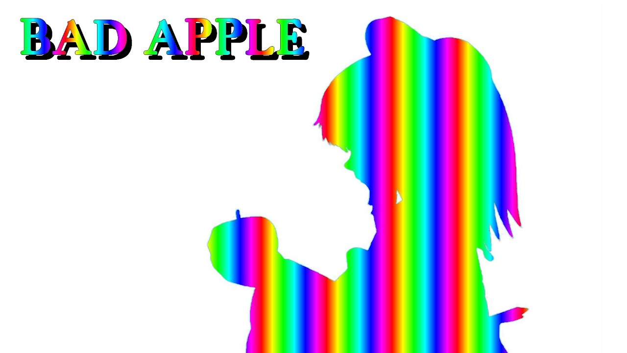 Bad Apple but the Color Change - YouTube