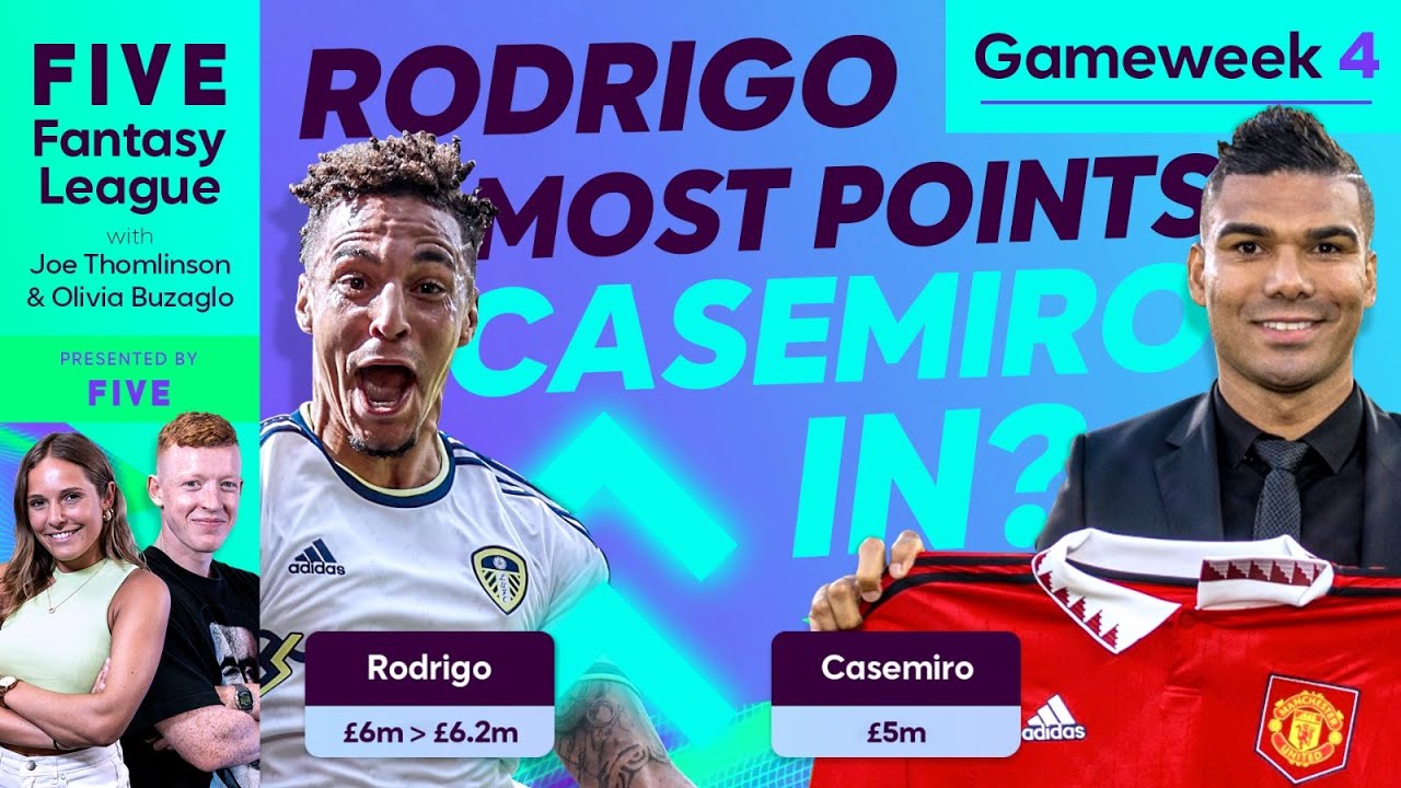 FIVE Fantasy League - Rio Team Update! Rodrigo Most Points | Casemiro ...
