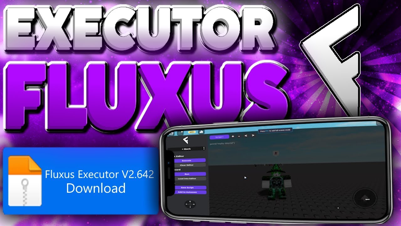 FLUXUS ATUALIZADO! Novo EXECUTOR FLUXUS 64/32 BITS Celular e PC (SEM ...