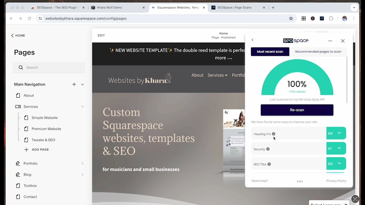 Squarespace SEO for Beginners - SEOSpace Plugin Beginner Setup and Review - YouTube