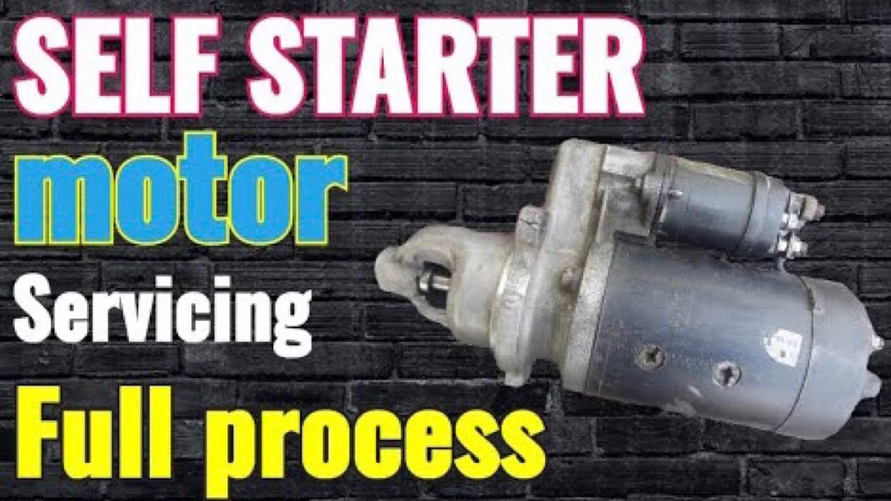 How a starter motor works / How to make old Starter Motor Work like New ...