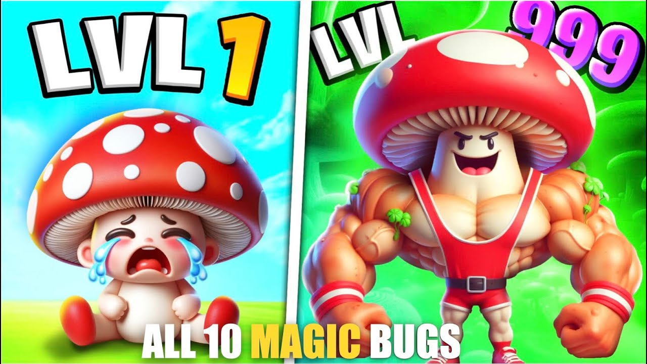 GUIDE MUSHROOM TYCOON MAP FORTNITE CREATIVE - ALL 10 MAGIC BUGS ...
