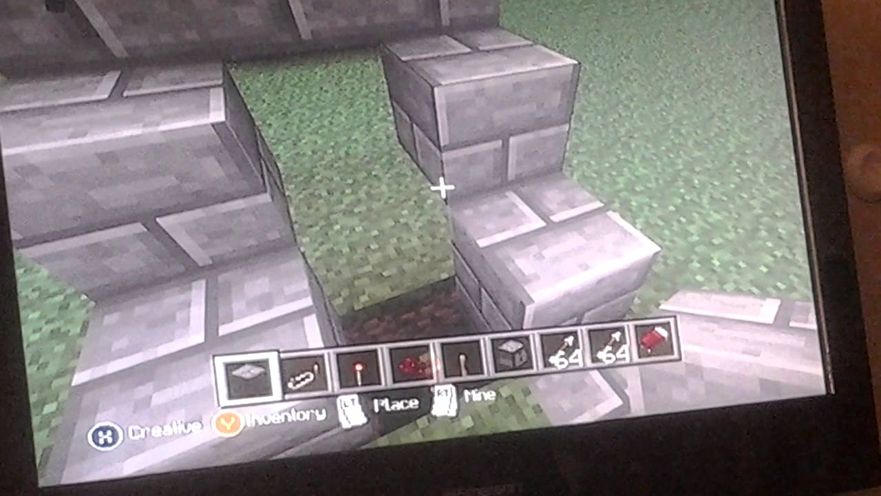 Minecraft machine gun tutorial - YouTube