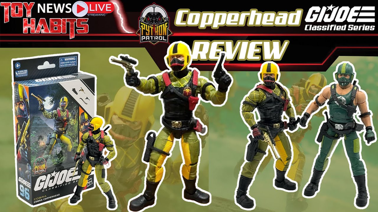 Python Patrol Copperhead GI Joe Classified Series Review and First ...