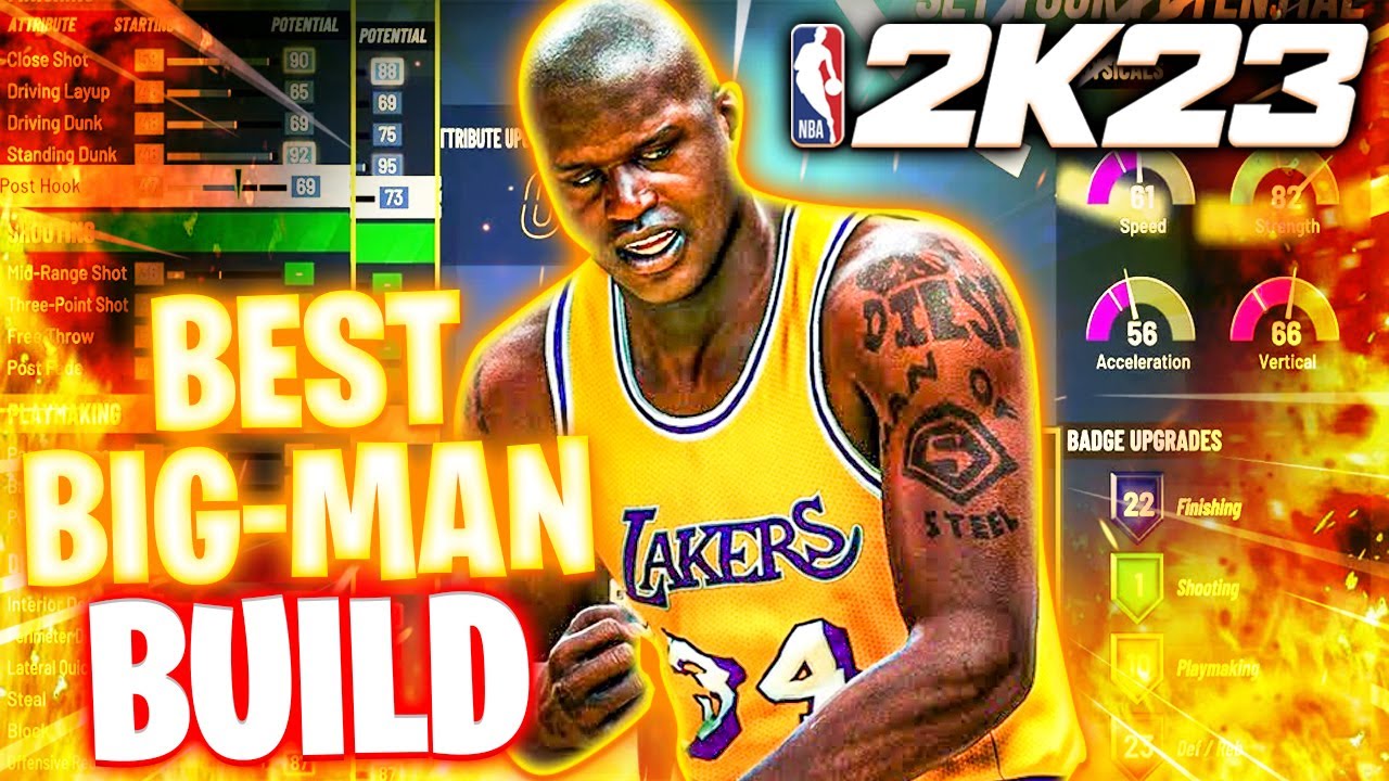 BEST CENTER BUILD EVER SEEN 2K23 BEAST - YouTube