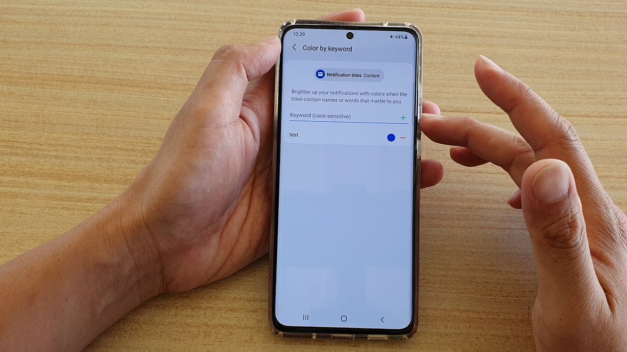 Galaxy S21/Ultra/Plus: How to Set Brief Popup Notifications Color By ...